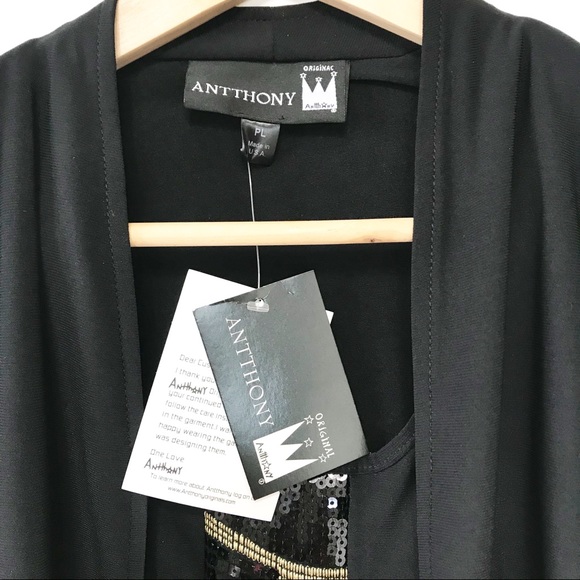 QVC | Tops | Original Anthony Qvc Sequin Tunic Top Holiday Nwt | Poshmark